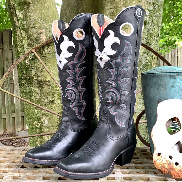 Tony Lama | Shoes | Tony Lama Buckaroo 3r Tall Knee High Cowboy Boots ...